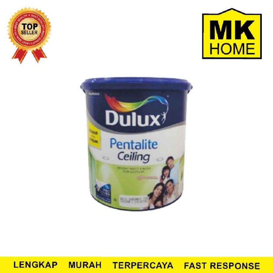 Jual CAT DULUX PENTALITE CEILING PUTIH (25 KG) / CAT KHUSUS PLAFON ...