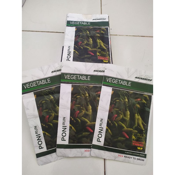 Jual Cabe rawit PONIRUN / Poniran tahan virus kuning produktivitas ...