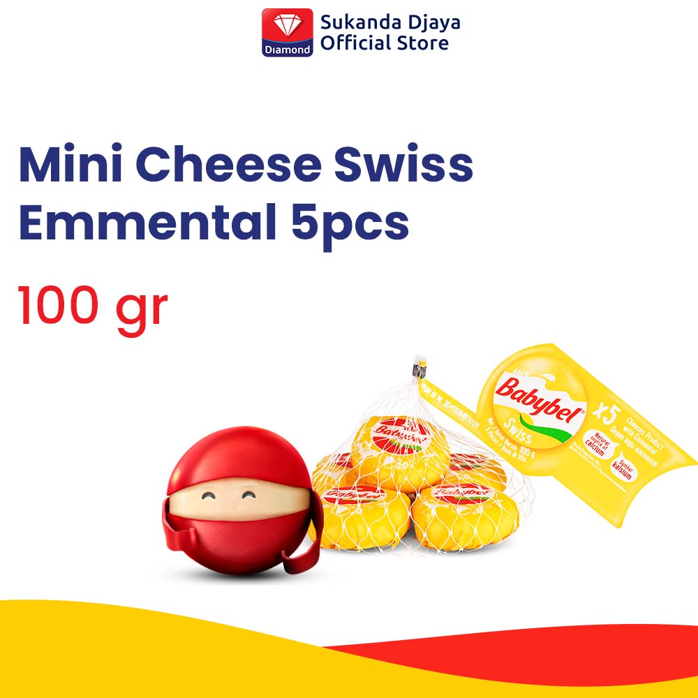 Jual Babybel Keju Cheese Mini Swiss Emmental - 5 pcs x 20 gr (100 gr ...