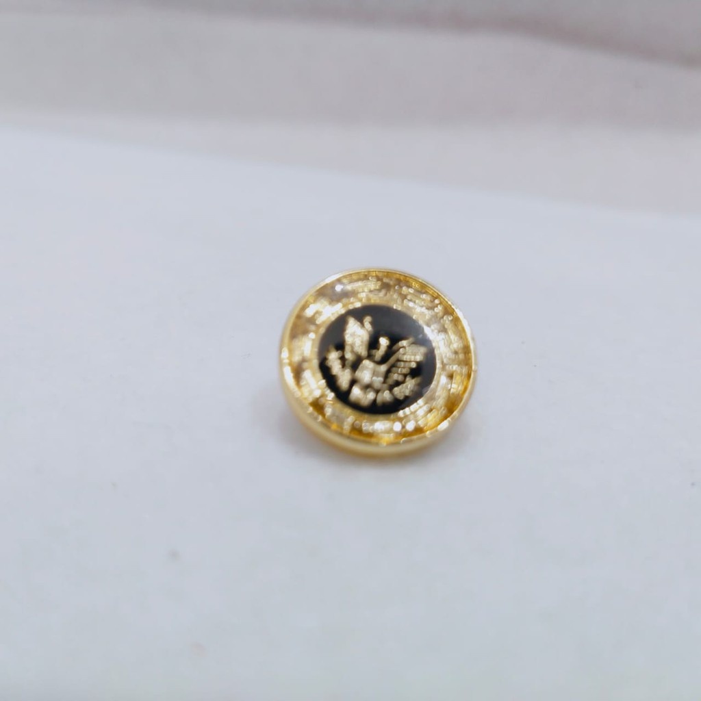 Jual Kancing Jas Safari Emas/Kancing Jamur 15mm/Kancing kode: 12 ...