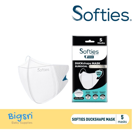 Jual Softies Duckshape Mask 3ply (5 mask) | Shopee Indonesia