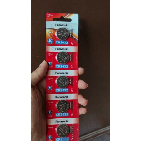 Jual Baterai Panasonic CR2032 Original Lithium Battery 3V Batrai CR 2032 | Shopee Indonesia