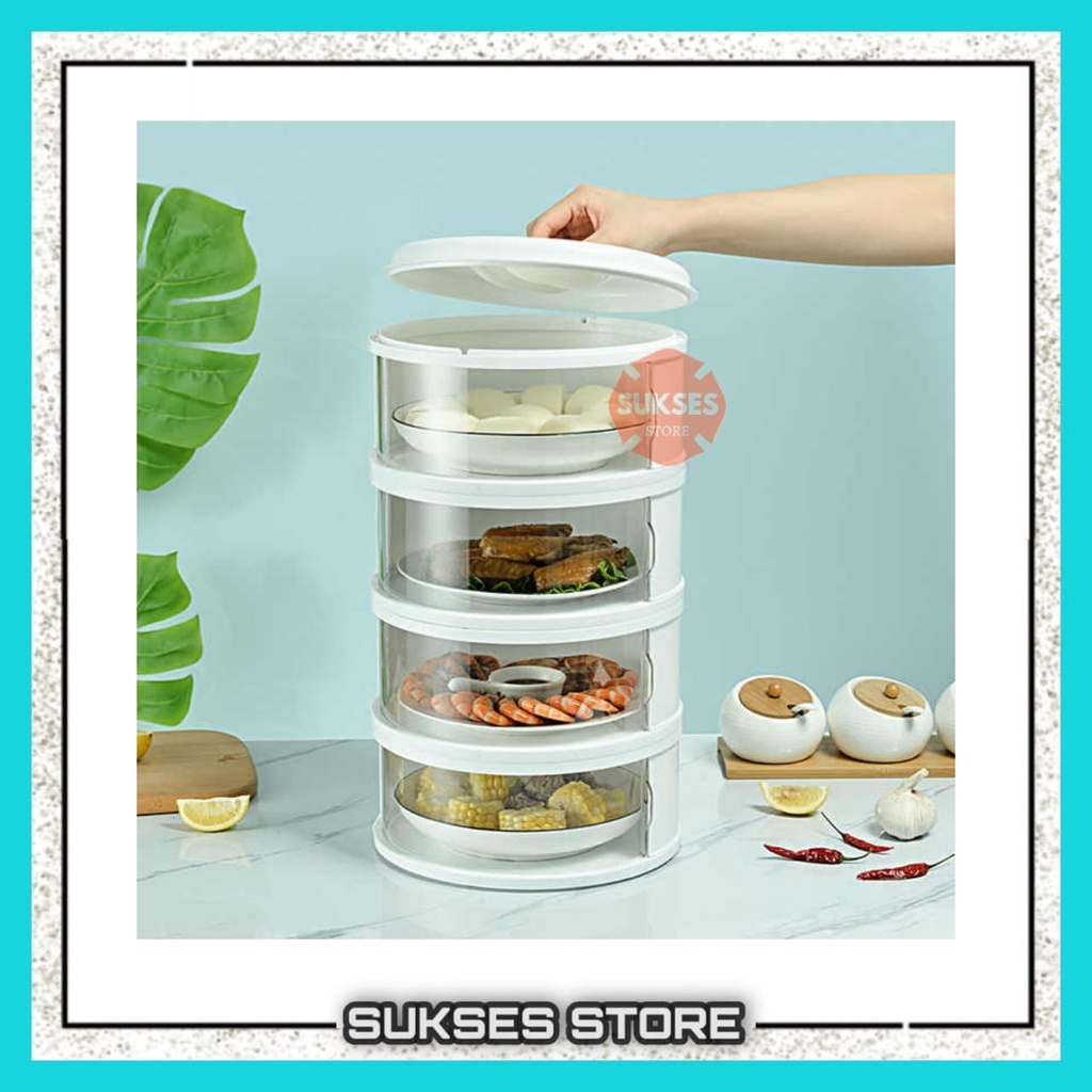 Jual TUDUNG SAJI 4 SUSUN / FOOD RACK STORAGE - TEMPAT PENYIMPANAN ...