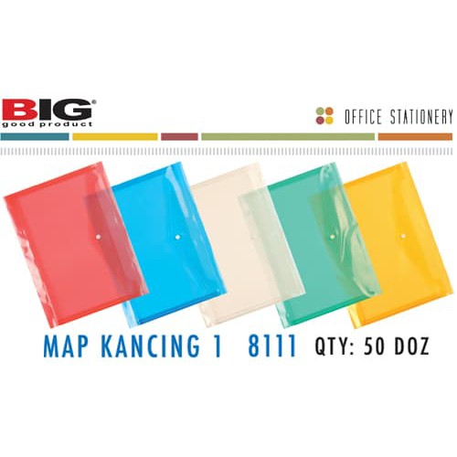 Jual Map Kancing 1 Punggung BIG Folio 8111 (1 Pak isi 12 Biji) | Shopee ...
