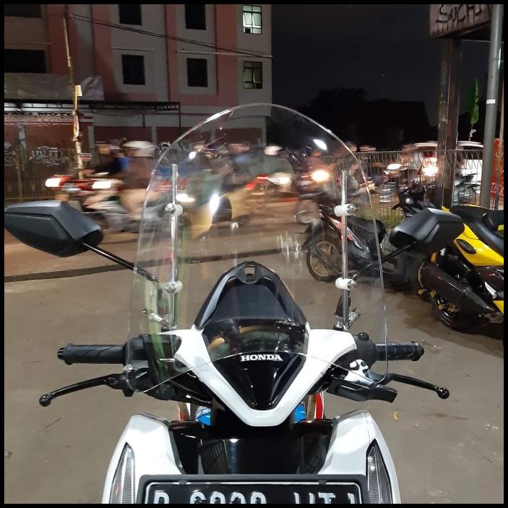 Jual Visor Windshield Genio Universal Vario Beat Mio Scoopy Fino Xride ...