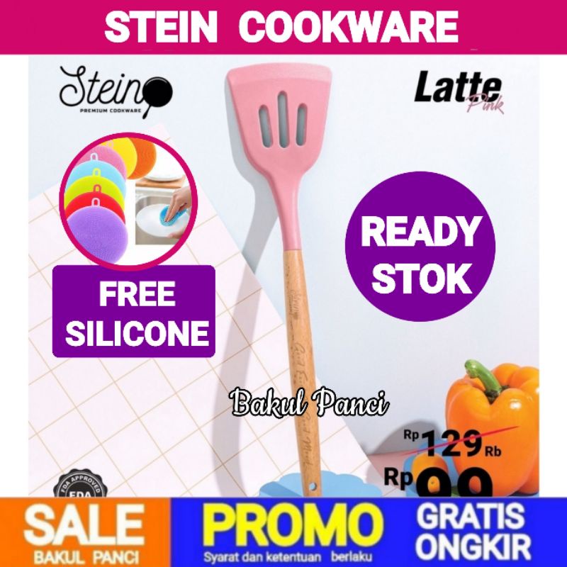 Jual STEIN SPATULA SILICONE - STEINCOOKWARE SLOTTED TURNER SILICON ...