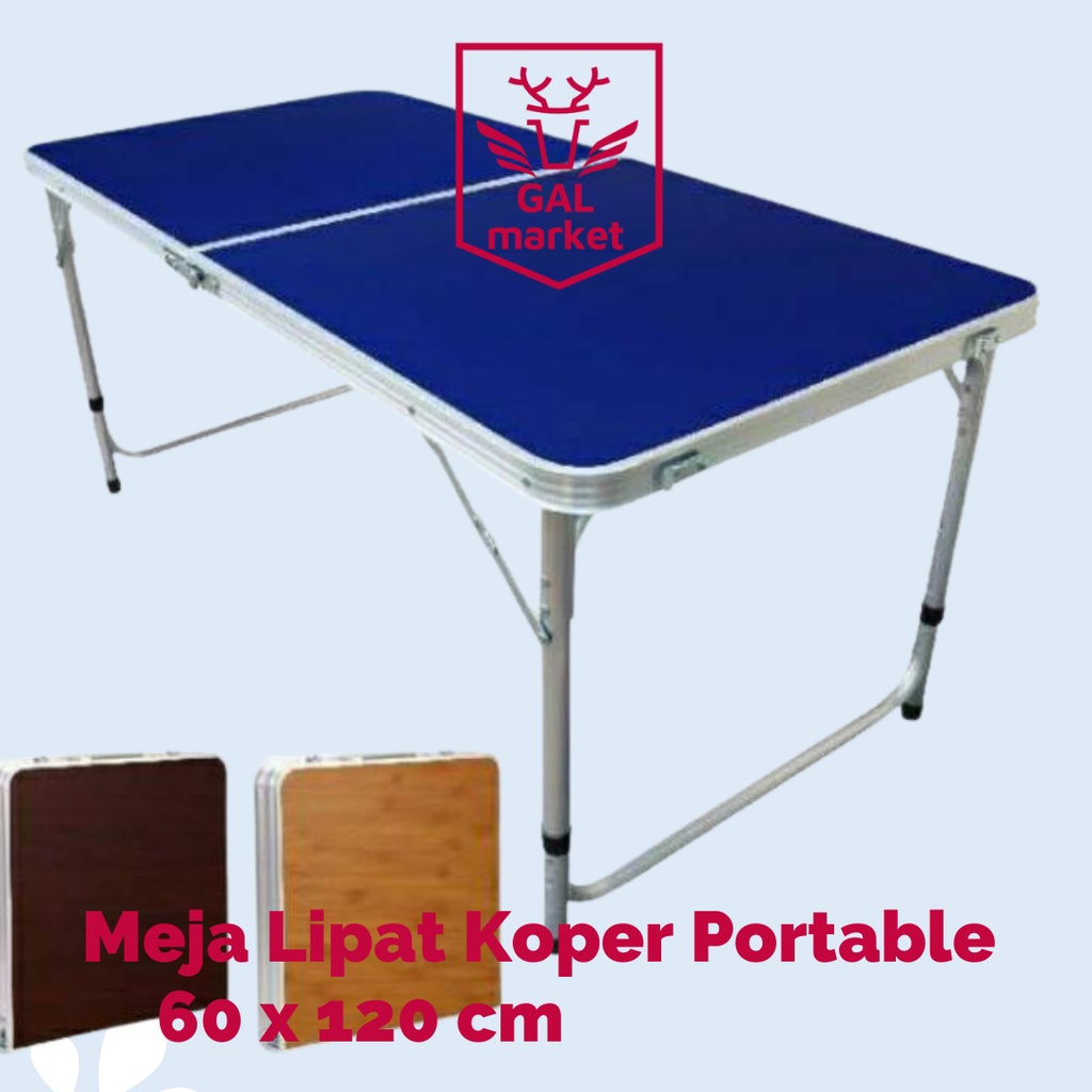 Jual Meja Koper Serbaguna Meja Lipat Portable Outdoor / In door Meja kaki Bulat Meja Kerja ...