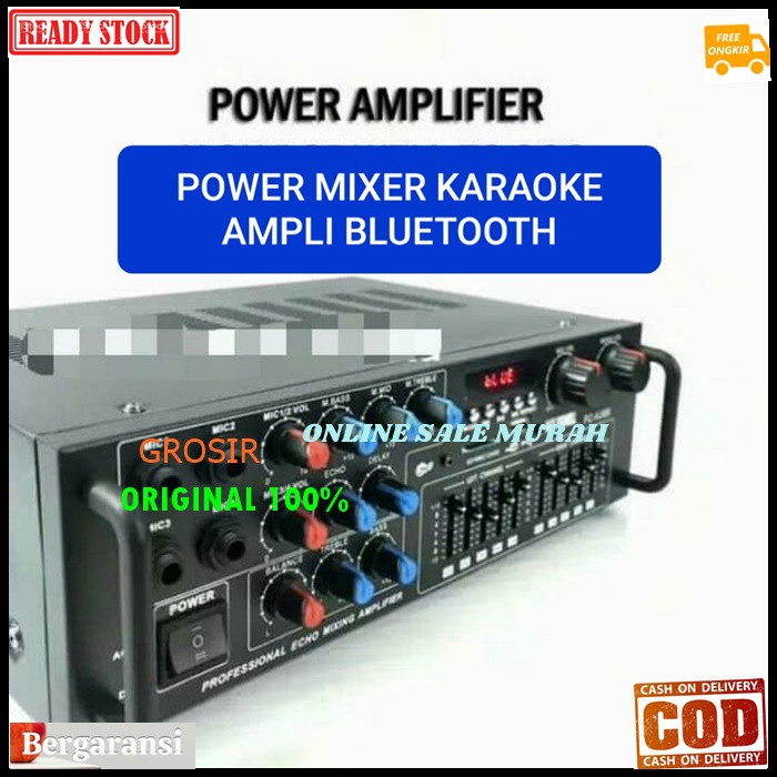 Jual G49 Original 100% power ampli mixer bluetooth karaoke vokal vocal ...
