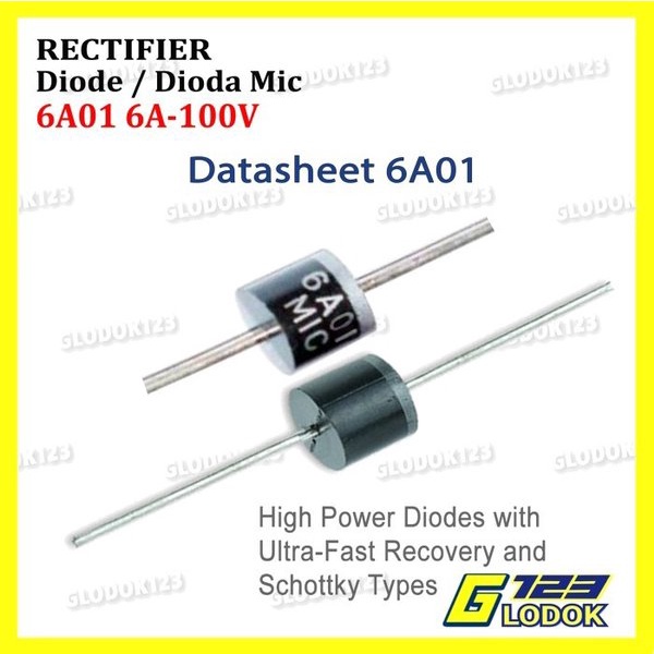 Jual Dioda Diode Rectrifier MIC IN6A01 6A10 6 Ampere 6A 10 01 6A 100V ...