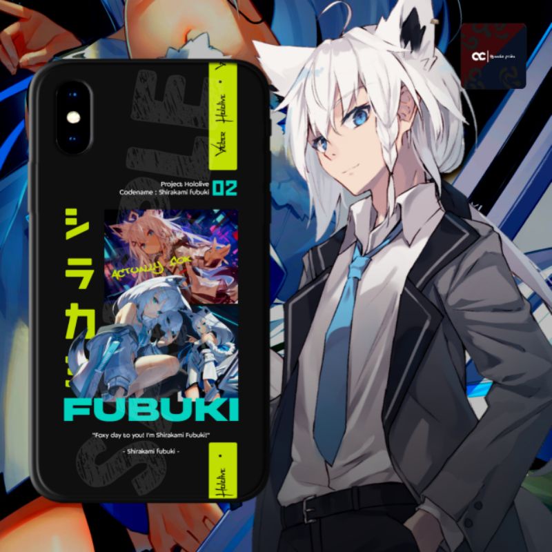 Jual Phone Case Vtuber Hololive - Fubuki shirakami - Weebspride ...
