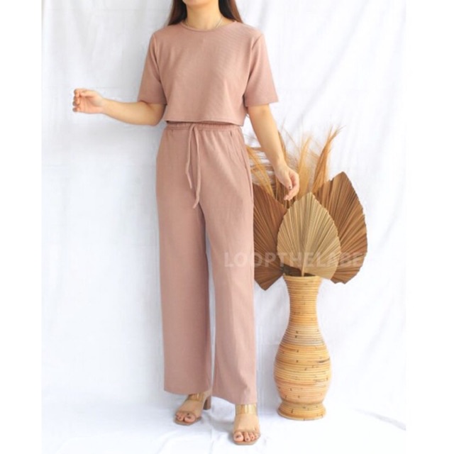 Jual JIA ONE SET - ONE SET KNIT / SATU STEL SETEL RAJUT / SETELAN ...