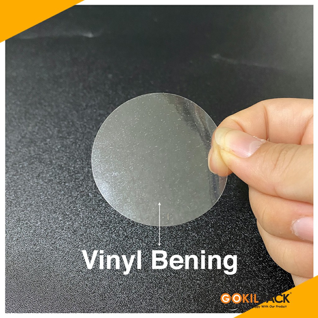 Jual Sticker Bulat Murah|Sticker Vinyl|Sticker Bening|Sticker 3cm|S39 ...