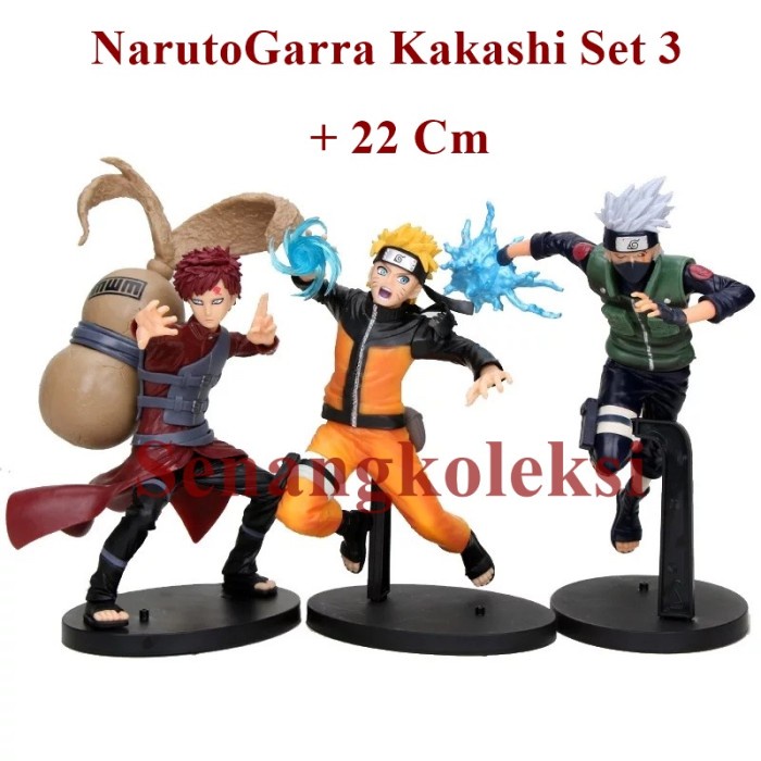 Jual AFT Naruto Action Figure Garra Kakashi Set 3 Kode-AF015 | Shopee ...
