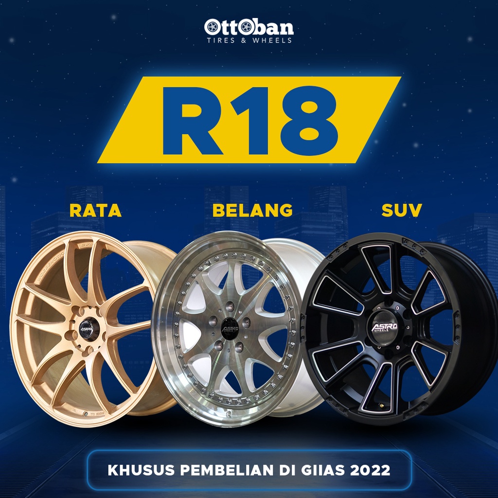Jual Velg Mobil Astro Wheels R18 [KHUSUS PEMBELIAN GIIAS] | Shopee ...
