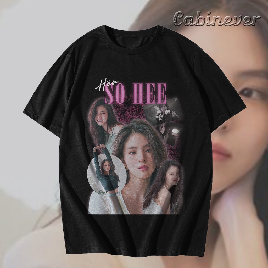 Jual HAN SO HEE OVERSIZED RAP TEE | Shopee Indonesia