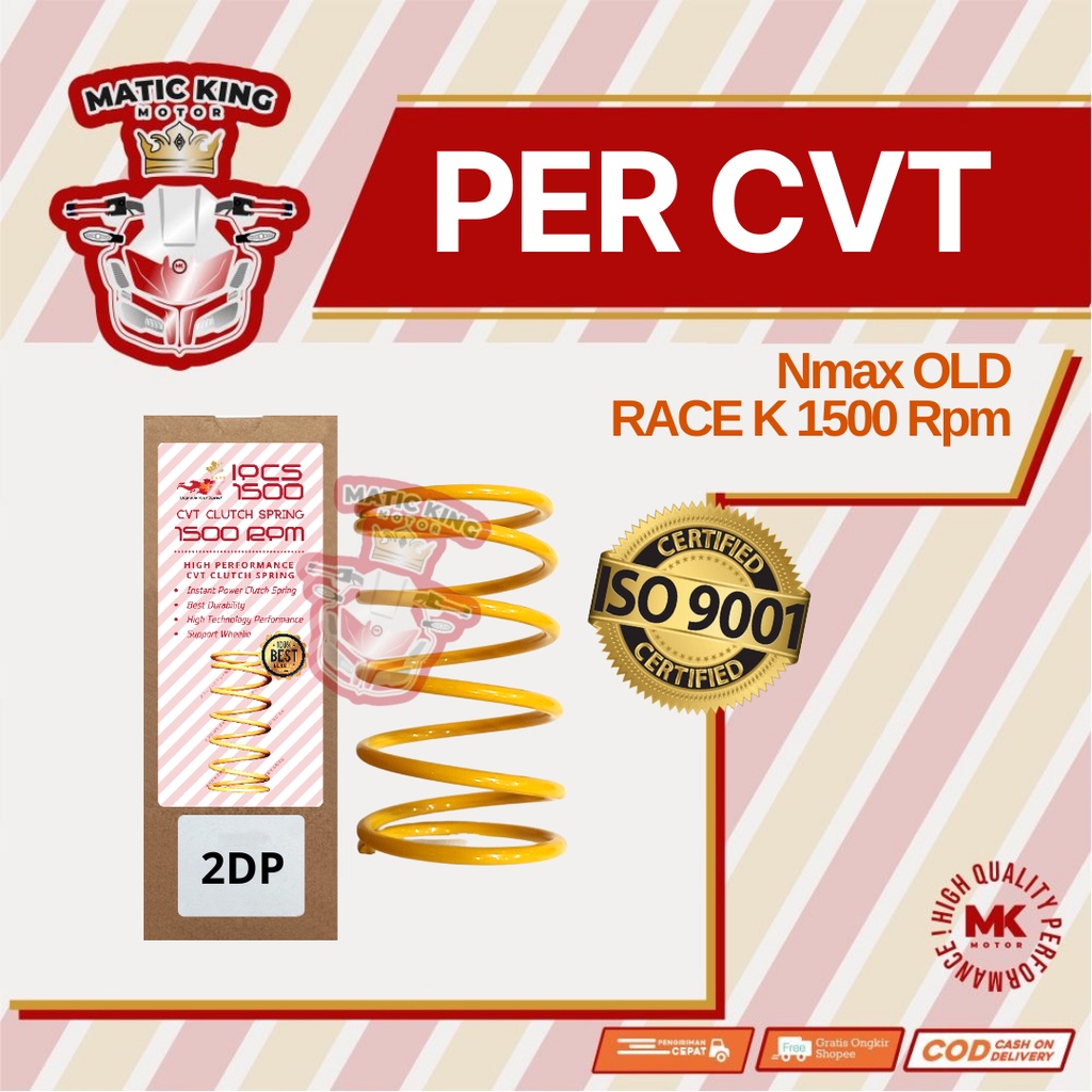 Jual Per CVT Puli Pully Nmax 150 Old Race K 1500 RPM | Shopee Indonesia