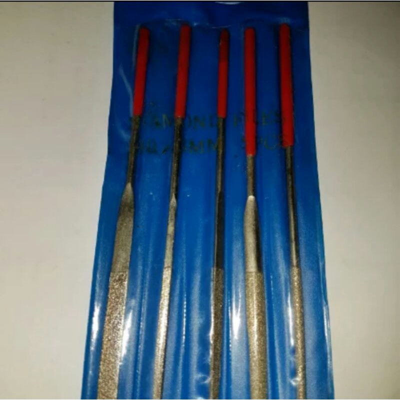 Jual Kikir Intan Set 5 pcs Diamond File Size 140 x 3 mm | Shopee Indonesia