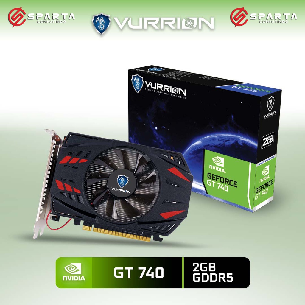 Jual VGA Nvidia Geforce GT 740 2GB GDDR5 Vurrion New Garansi Resmi ...