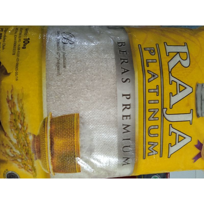 Jual Beras Raja Platinum (10kg) | Shopee Indonesia