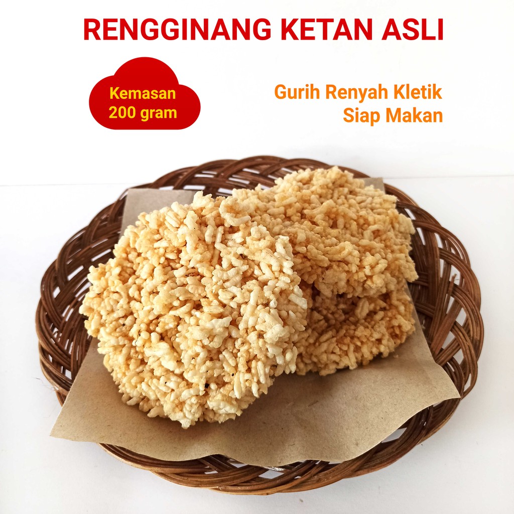 Jual RENGGINANG MATANG | RENGGINANG NASI KETAN ASLI | Renyah Asin Siap ...