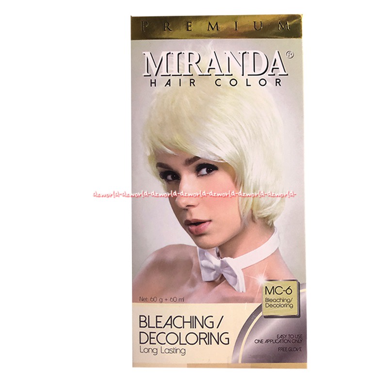 Jual Miranda Hair Color Bleaching Decoloring Long Lasting Cat Rambut ...
