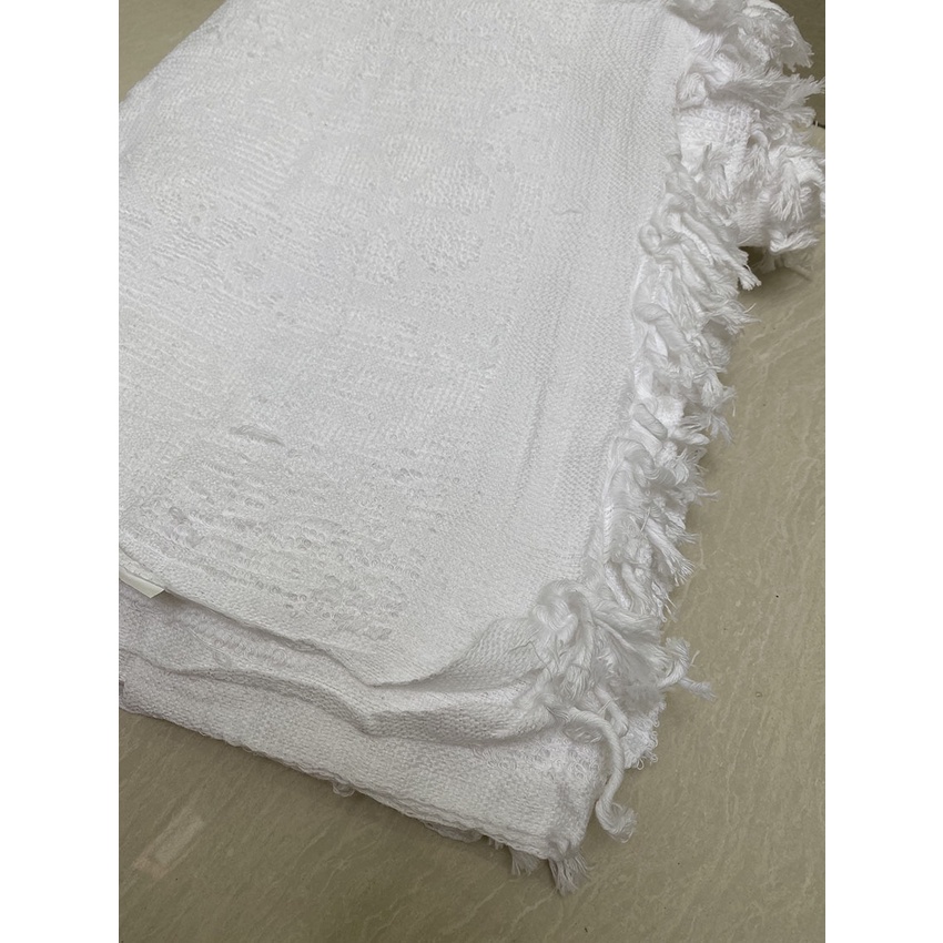 Jual Selimut Handuk Alas Sprei Warna Putih ukuran 105x250cm | Shopee ...