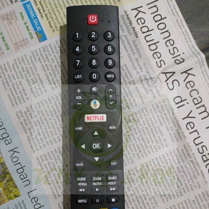 Jual Remote TV Panasonic Android Original HX600 (536J-269002-W030 ...