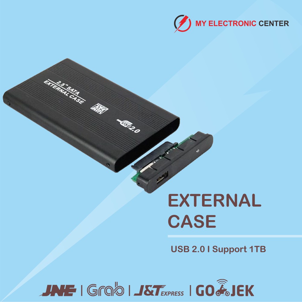 Jual External Case Harddisk SATA 2.5 Inch USB 2.0 - Casing HDD Eksternal | Shopee Indonesia