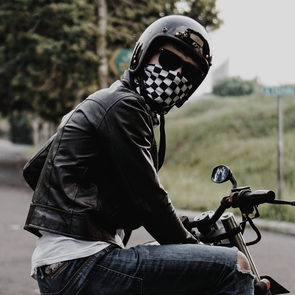 Jual VENTOM Checkerboard - Masker Motor Bandana Scarf Multifungsi ...