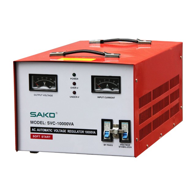 Jual SAKO Stabilizer Stabil Listrik Digital 10000 Watt SVC 10000 DS ...