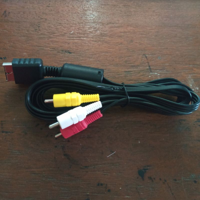 Jual KABEL AV PS2 ORIGINAL KABEL RCA PS 2 | Shopee Indonesia