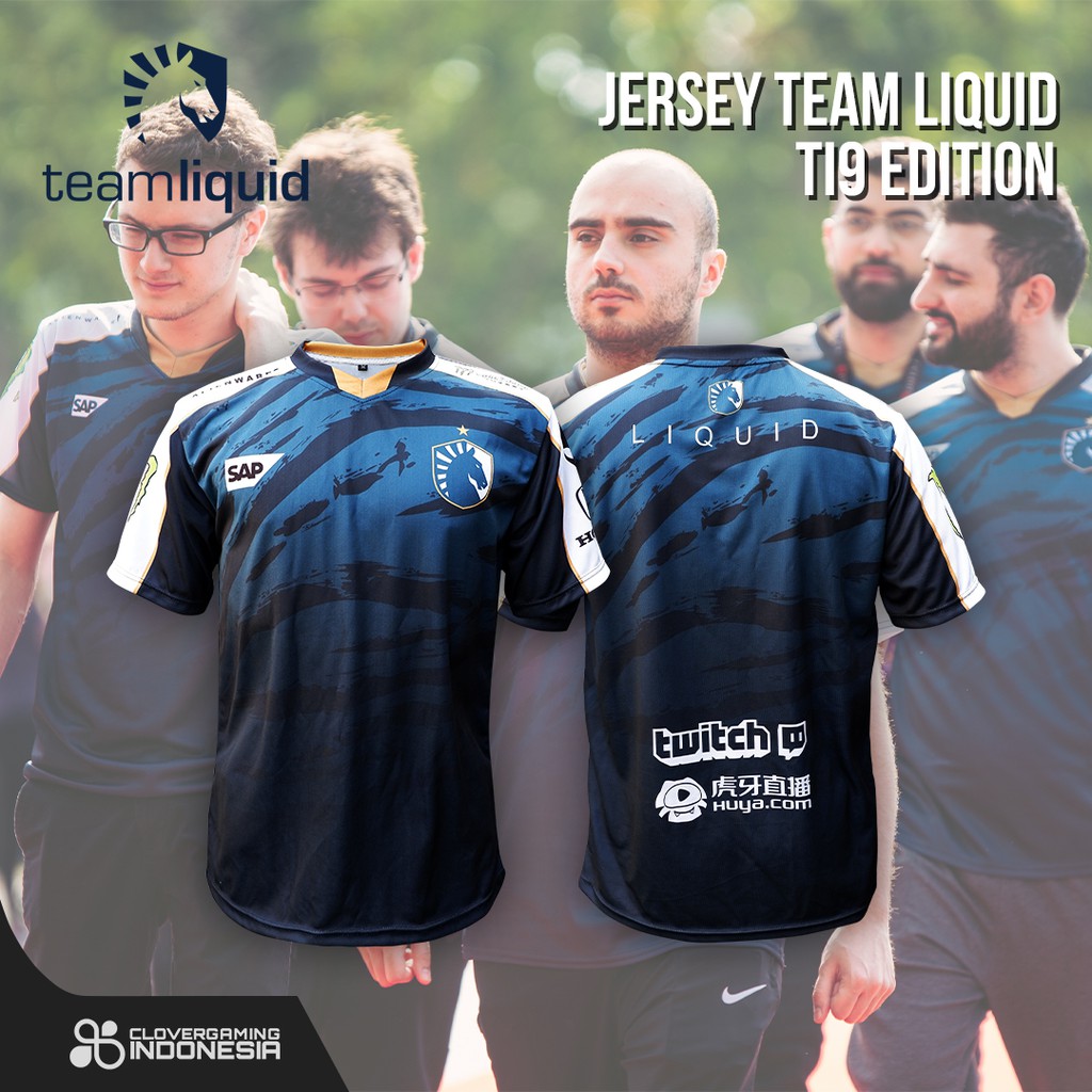 Jual Jersey Team Liquid TI9 Edition - Premium Gaming Team Apparel | Shopee Indonesia