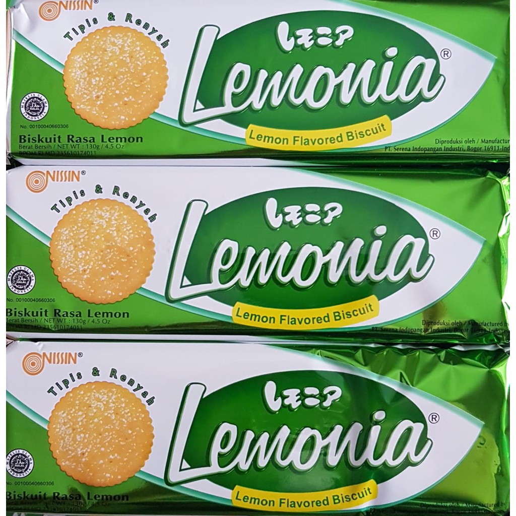 Jual LEMONIA COOKIES 130 gr - PACK | Shopee Indonesia