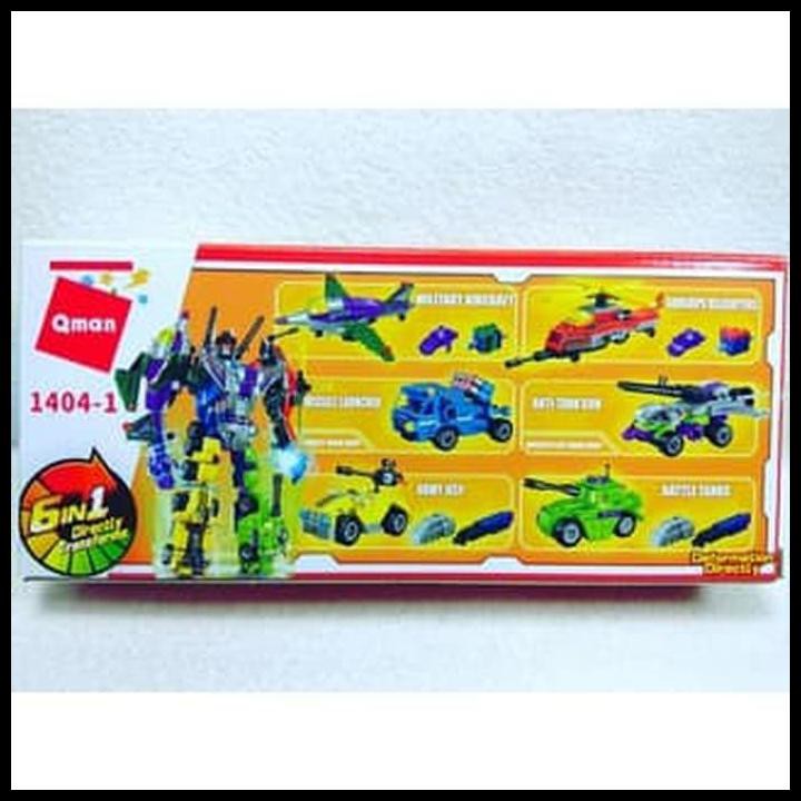 Jual Produk Unggulan Brick Qman 1404 Destroyer Ares 6 In 1 | Shopee Indonesia