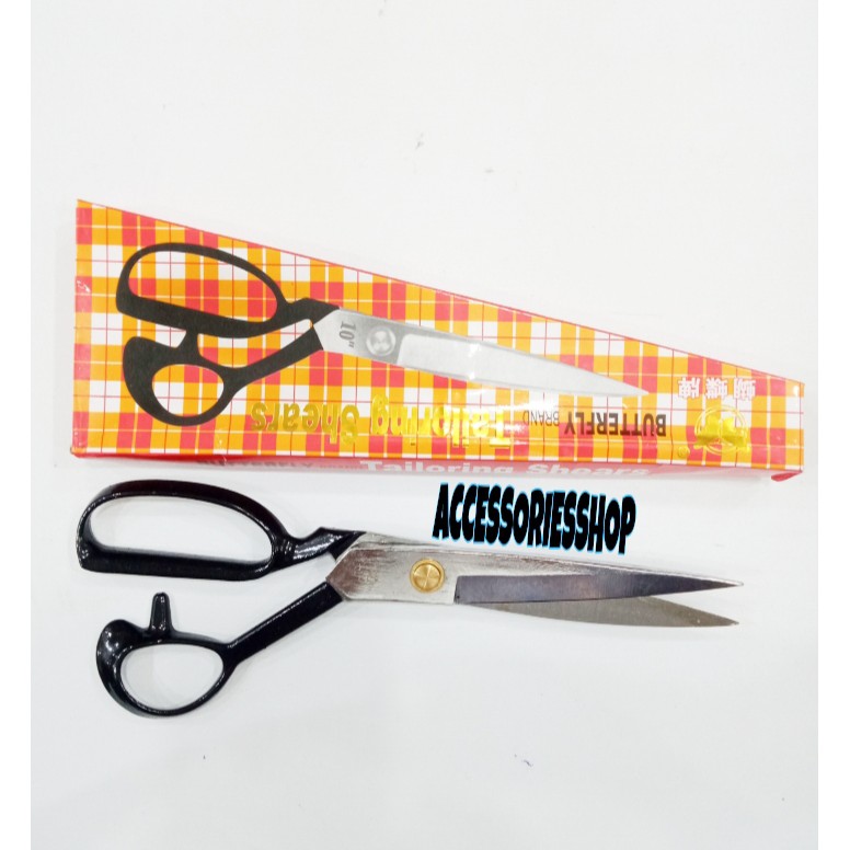 Jual Gunting butterfly 8"- 9" - 10''gunting kain-1pcs | Shopee Indonesia