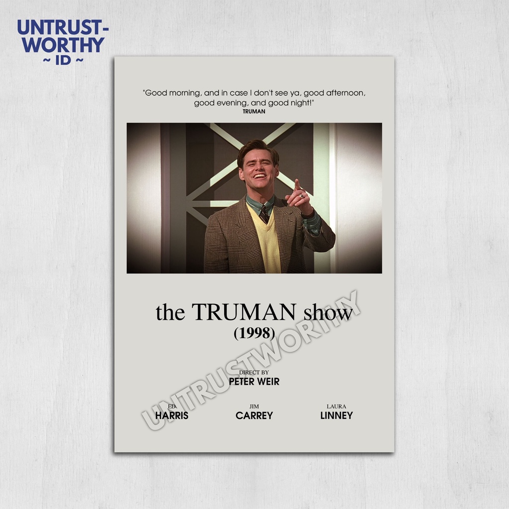 Jual Poster The Truman Show Film Ukuran A5 | Shopee Indonesia