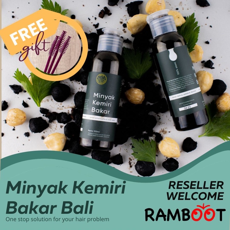 Jual MINYAK KEMIRI BAKAR ASLI BALI 100 ML[ORIGINAL BPOM & HALAL ...