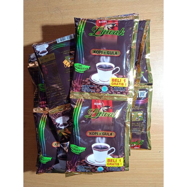 Jual kopi luwak hitam plus gula 10+5s (BELI 5 GROSIR) | Shopee Indonesia