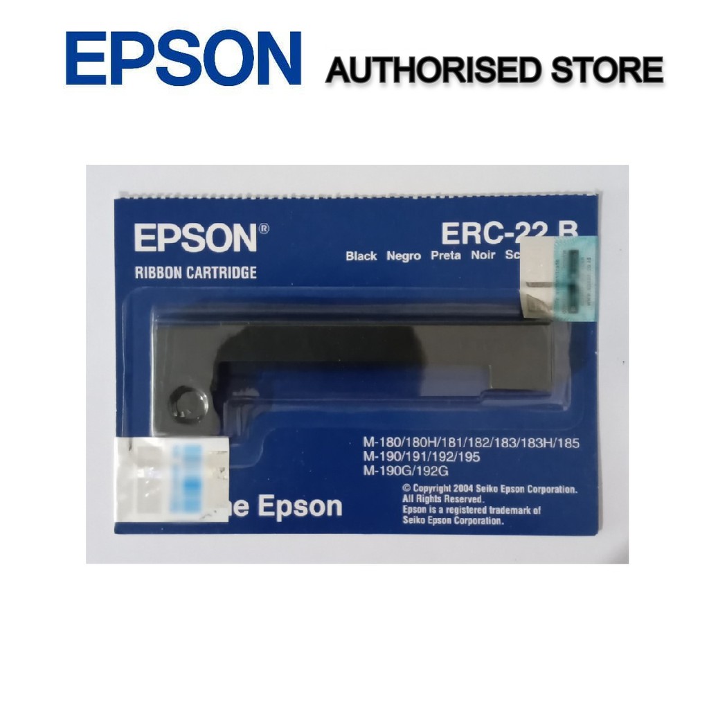 Jual Ribbon Cartridge Epson ERC-22B / ERC22 B Original | Shopee Indonesia