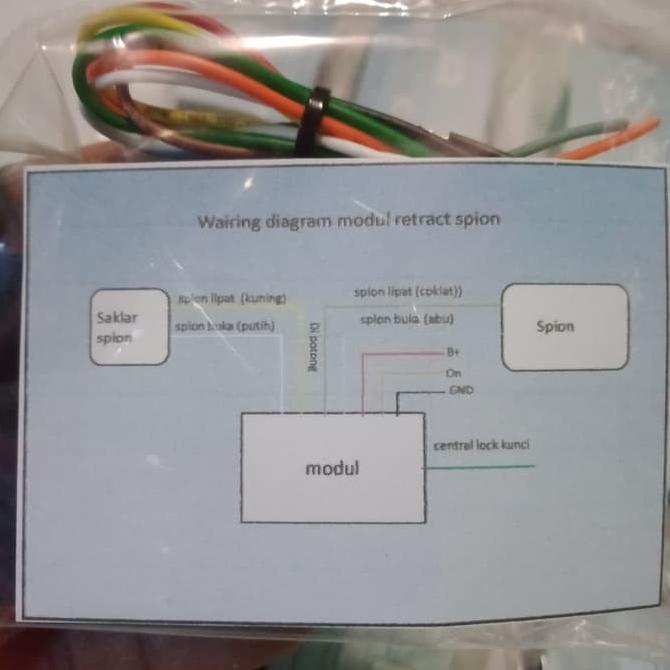 Jual Modul Retract Spion Mobil Universal Atau Modul Otomatis Spion ...