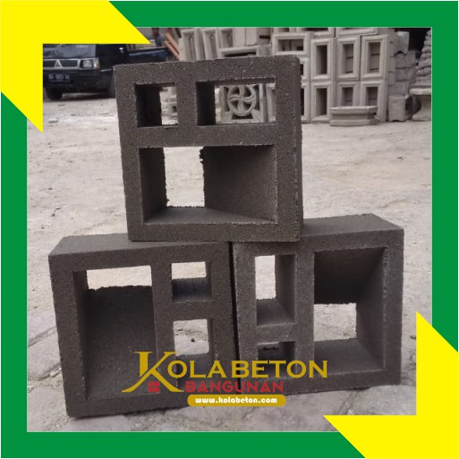 Jual Roster Beton Minimalis 3 lubang miring | Shopee Indonesia