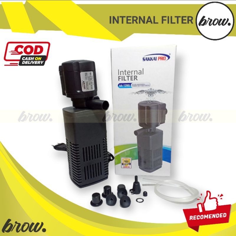 Jual MESIN POMPA INTERNAL FILTER AQUARIUM 1200L POMPA AQUARIUM INTERNAL ...