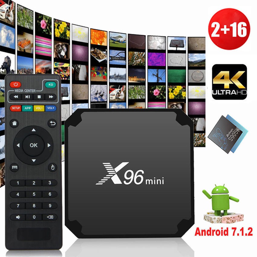Jual X96 Mini Smart TV Box RAM 2 GB ROM 16 GB 4K Android Televisi Box ...