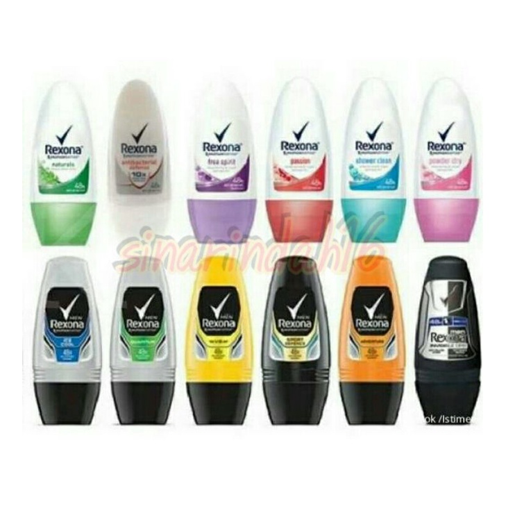 Jual REXONA ROLL ON MEN WOMEN ALL VARIAN Deodorant Roll On 45Ml | Shopee Indonesia