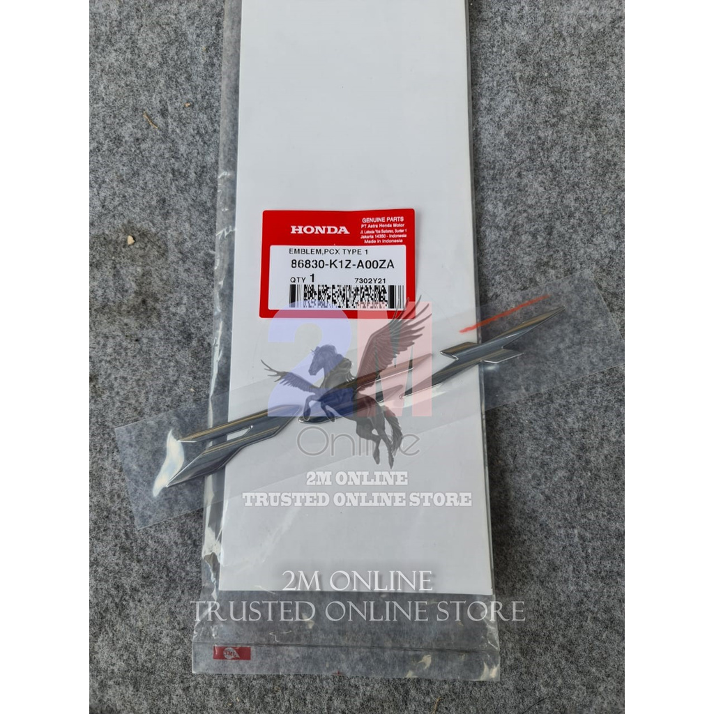 Jual Mdr Emblem PCX Type 1 PCX 160 Silver Ori AHM 86830-K1Z-A00ZA ...
