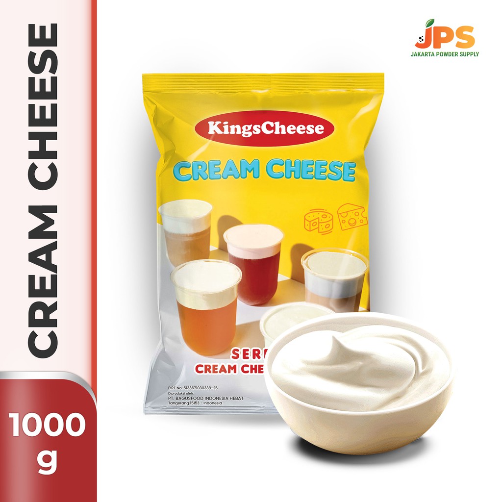Jual Bubuk Cream Cheese Foam Topping Powder 1Kg jps | Shopee Indonesia