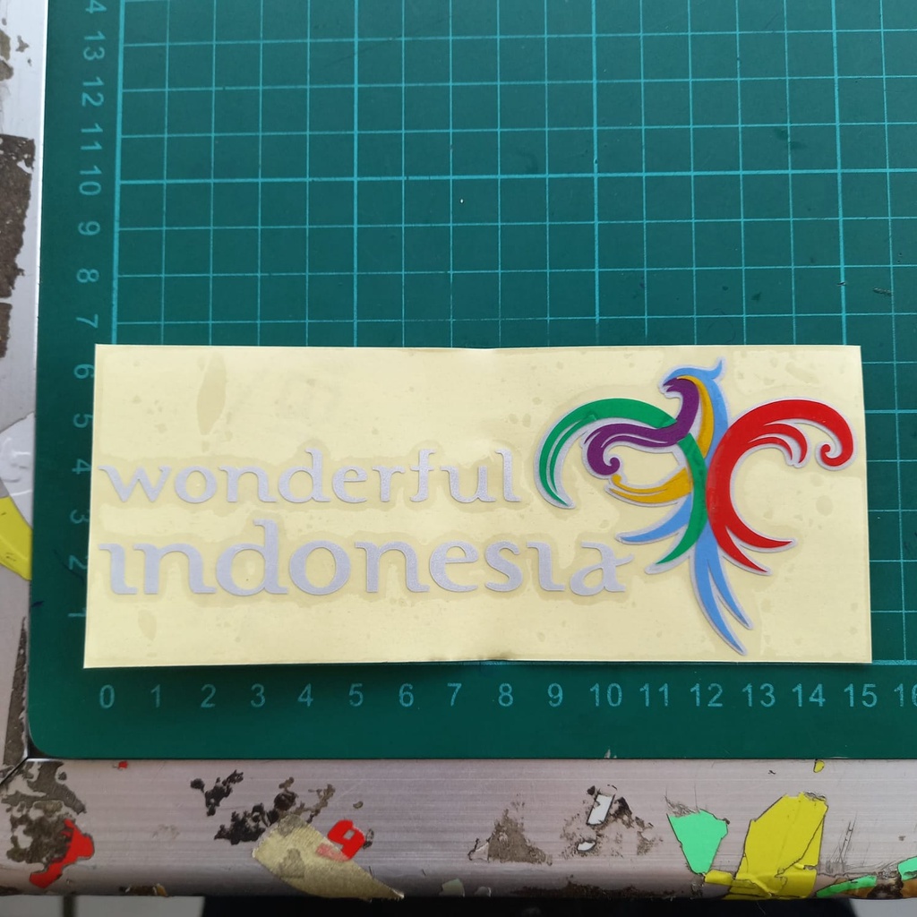 Jual Sticker cutting wonderfull indonesia Cutting sticker wonderful ...