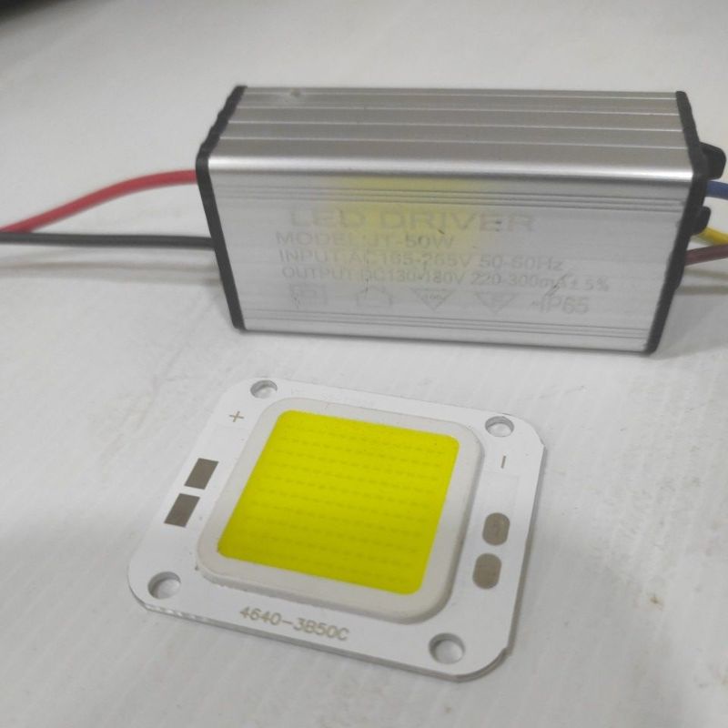 Jual Led Driver + Chip Led 50W 50 Watt Set (GW) | Shopee Indonesia