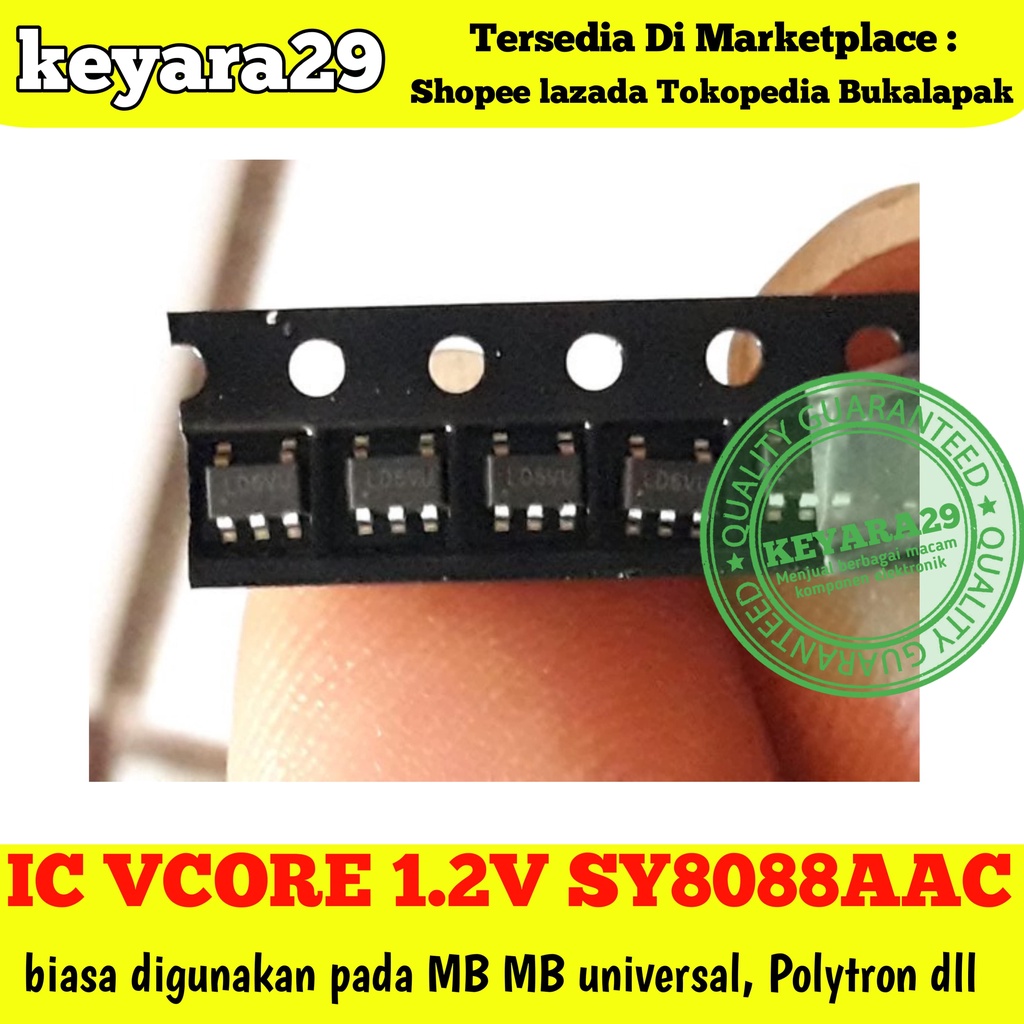 Jual IC VCORE SY8088AAC DC DC STEPDOWN IC VCOR V CORE SY8088 SOT23-5 LD ...