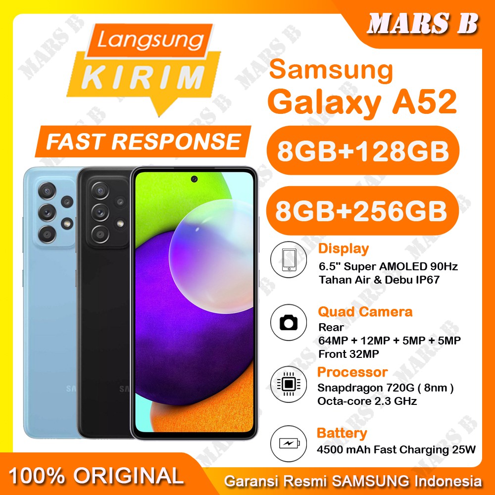 Jual Samsung Galaxy A52 [ 8/128GB ] & [ 8/256GB ] - Garansi Resmi ...